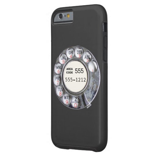 Rotary phone dial with phone number Case-Mate iPhone case | Zazzle