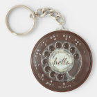 Rotary Phone Dial Keychain | Zazzle.com