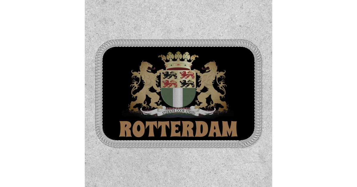 Rotterdam coat of arms, Netherlands Patch | Zazzle