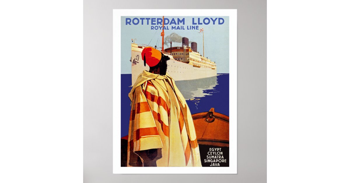 Rotterdam Lloyd Poster | Zazzle