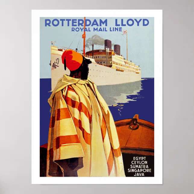 Rotterdam Lloyd Poster | Zazzle