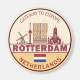 Rotterdam Netherlands City Skyline Emblem Magnet | Zazzle