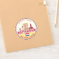 Rotterdam Netherlands City Skyline Emblem Sticker | Zazzle