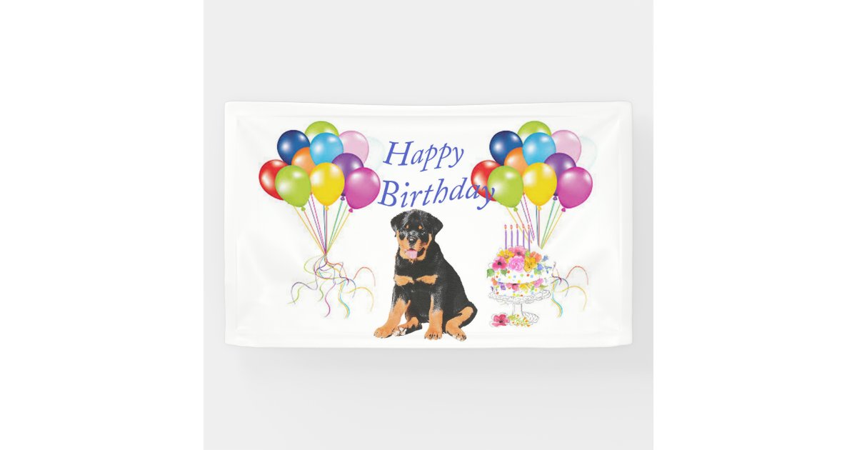 Rottweiler Banner | Zazzle