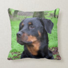 Rottweiler Throw Pillow | Zazzle.com