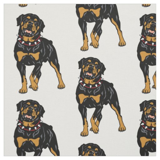 rottweiler fabric | Zazzle