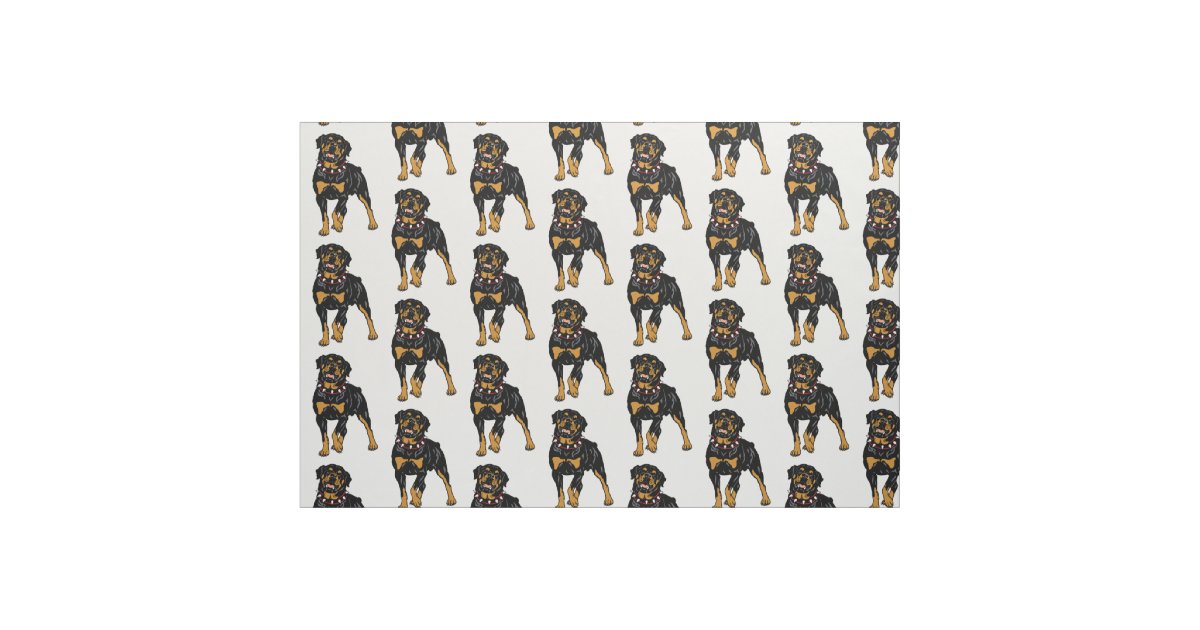 rottweiler fabric | Zazzle