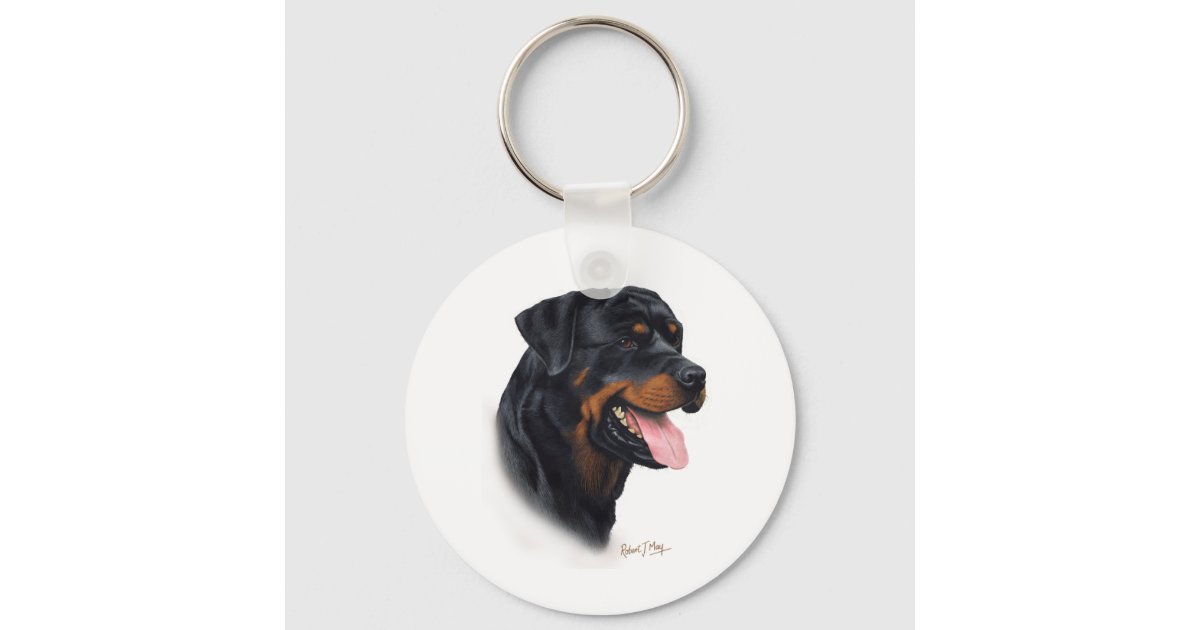 Rottweiler Keychain | Zazzle