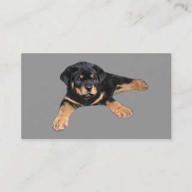 Rottweiler Lover Business Card | Zazzle