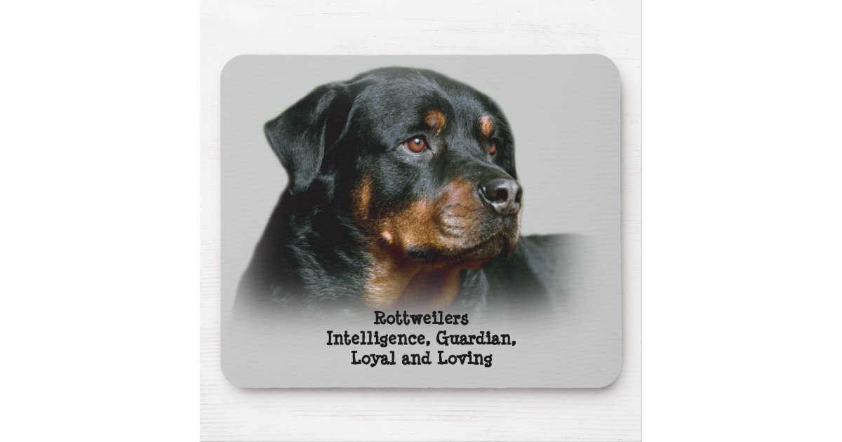 Rottweiler Mousepad | Zazzle
