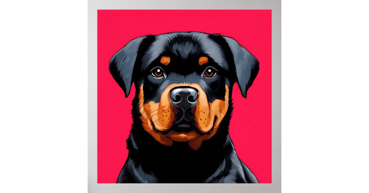 Rottweiler Poster | Zazzle