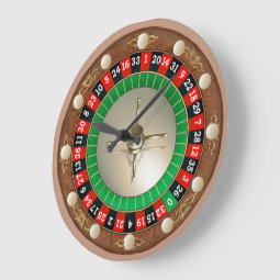 Roulette Wall Clock | Zazzle