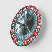 Roulette wheel clock | Zazzle