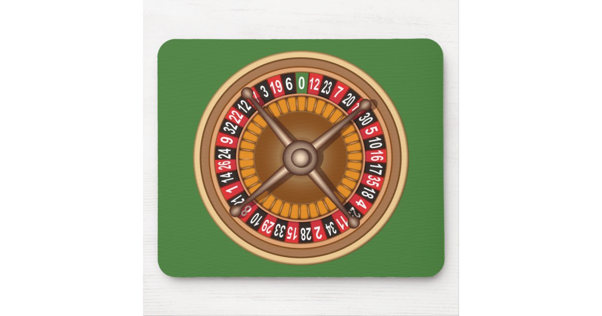 Roulette Wheel custom mousepad | Zazzle