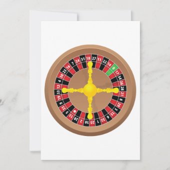Roulette Wheel Invitations | Zazzle