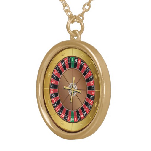 roulette wheel necklace | Zazzle