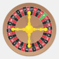 Roulette Wheel Stickers | Zazzle
