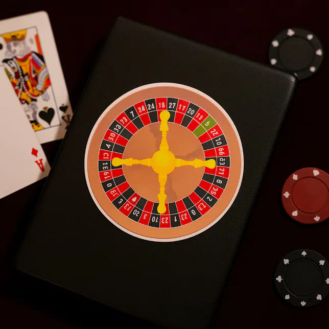 Roulette Wheel Stickers | Zazzle