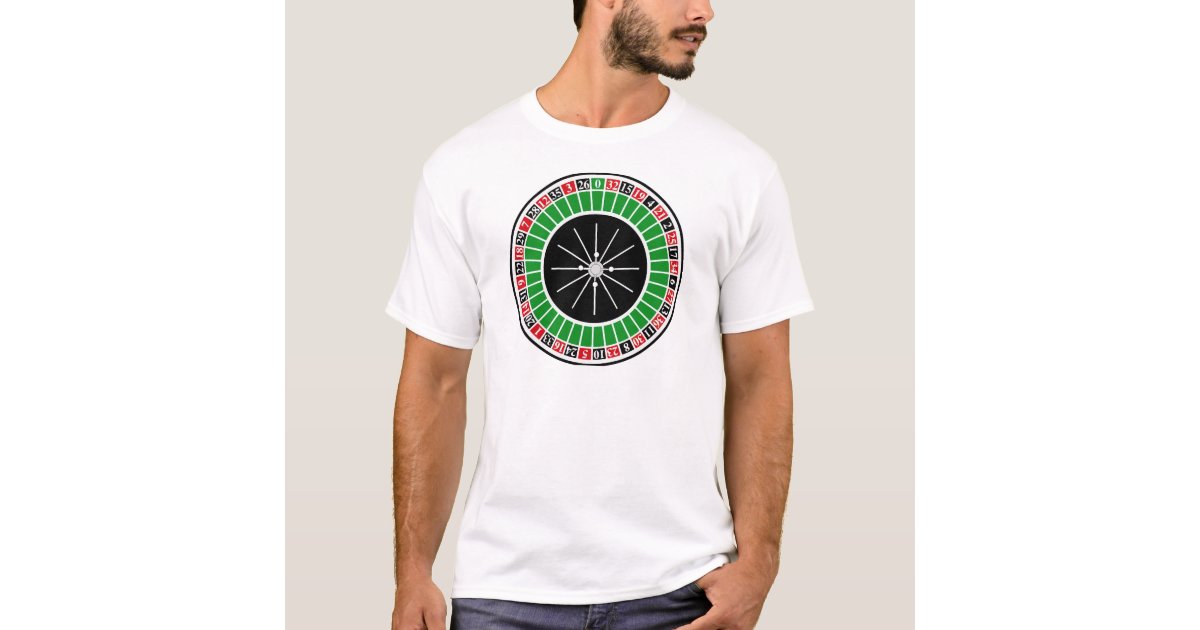 ROULETTE WHEEL T-Shirt | Zazzle