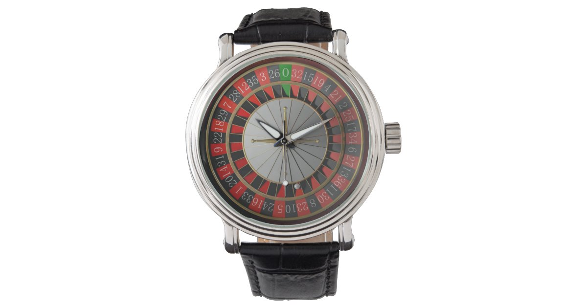 ROULETTE WHEEL WATCH | Zazzle