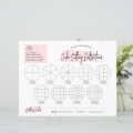 Round Cake Cutting Guides 2x2" Portions Blush Pink | Zazzle