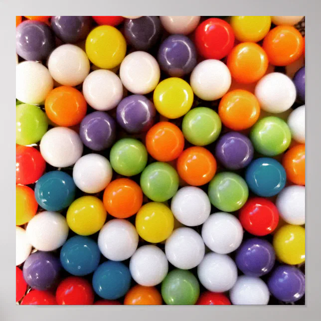 Round Candies Poster | Zazzle