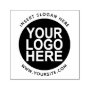 Round Custom Your Company Logo Rubber Stamp | Zazzle