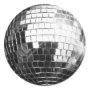 Round Disco Ball Stickers | Zazzle