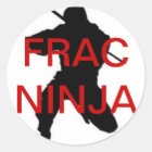 Frac ninja square sticker | Zazzle.com
