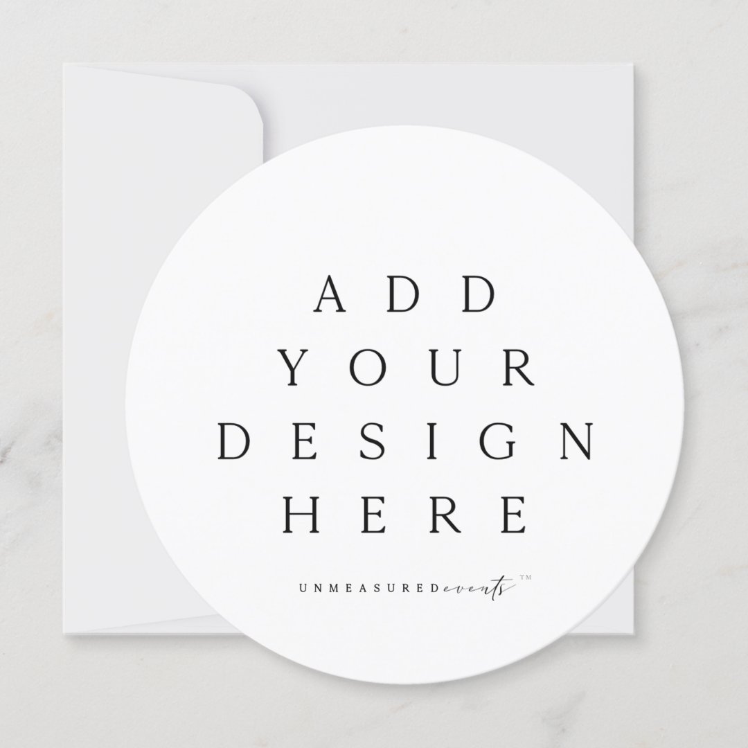 Round or Square Card Printing | Zazzle