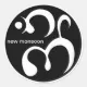 Round Stickers 3" Sheet of 6 New Monsoon Logo | Zazzle