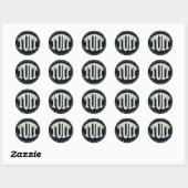 round-tuit classic round sticker | Zazzle