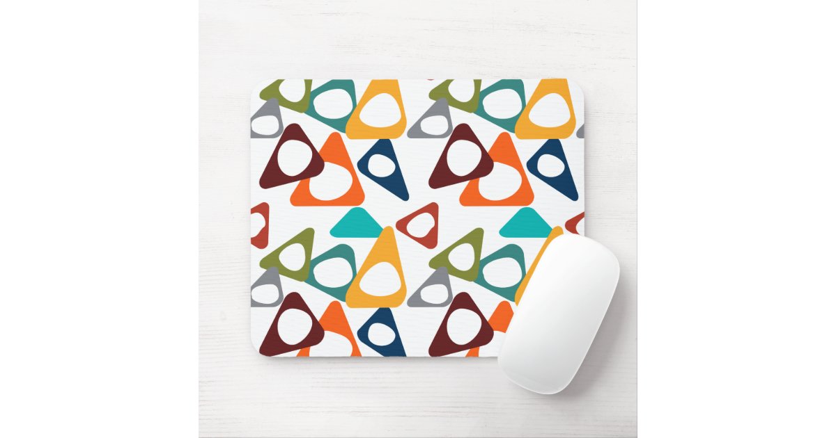 Rounded Triangles Mouse Pad | Zazzle