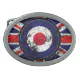 Roundel Target Mods UK Target Union Jack Oval Belt Buckle | Zazzle