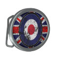 Roundel Target Mods UK Target Union Jack Oval Belt Buckle | Zazzle