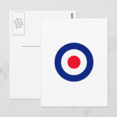 Roundel Target Symbol Graphic Postcard | Zazzle