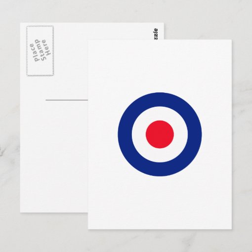 Roundel Target Symbol Graphic Postcard | Zazzle
