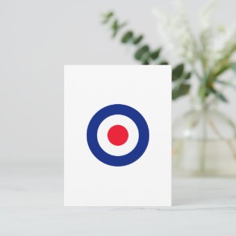 Roundel Target Symbol Graphic Postcard | Zazzle