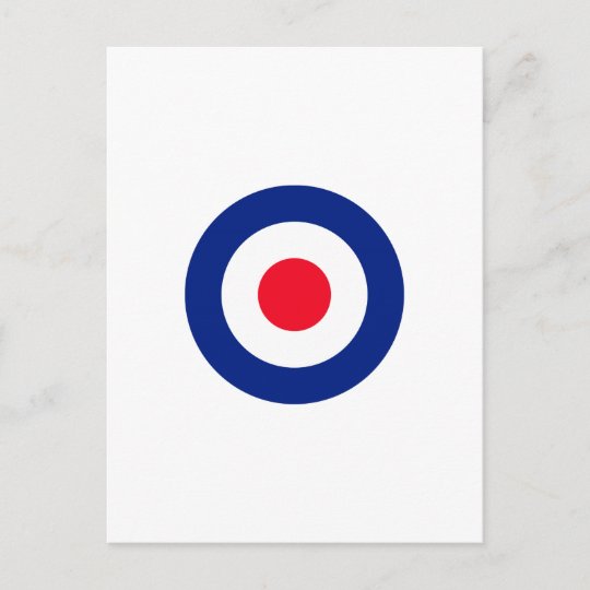 Roundel Target Symbol Graphic Postcard | Zazzle.com