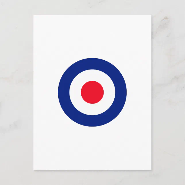 Roundel Target Symbol Graphic Postcard | Zazzle