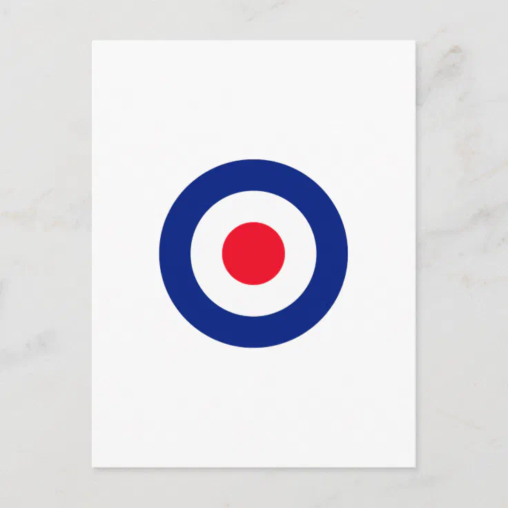 Roundel Target Symbol Graphic Postcard | Zazzle