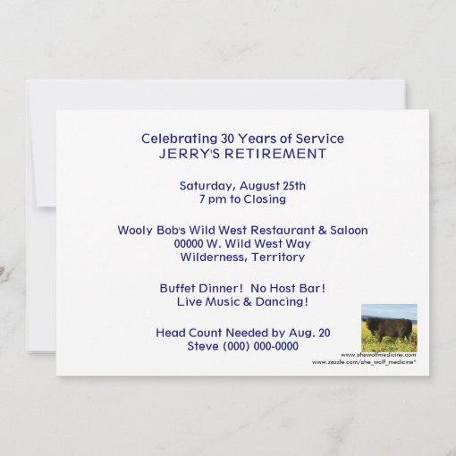 Roundup Time! Holy Cow - Western Party Invitation | Zazzle