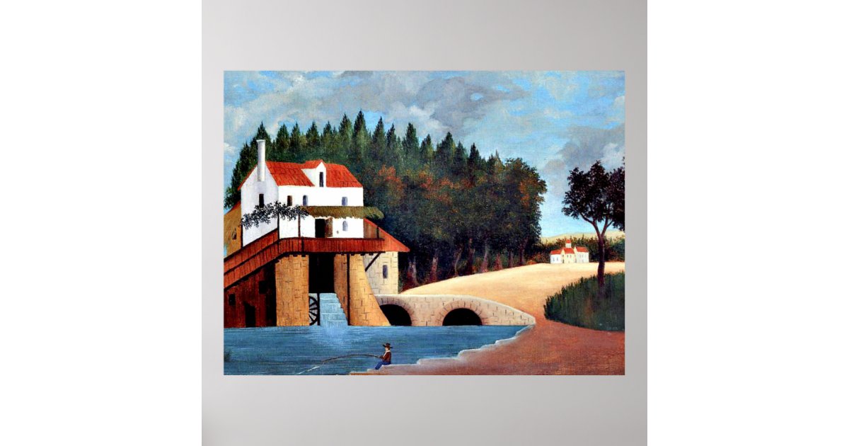 Rousseau - The Mill Poster | Zazzle