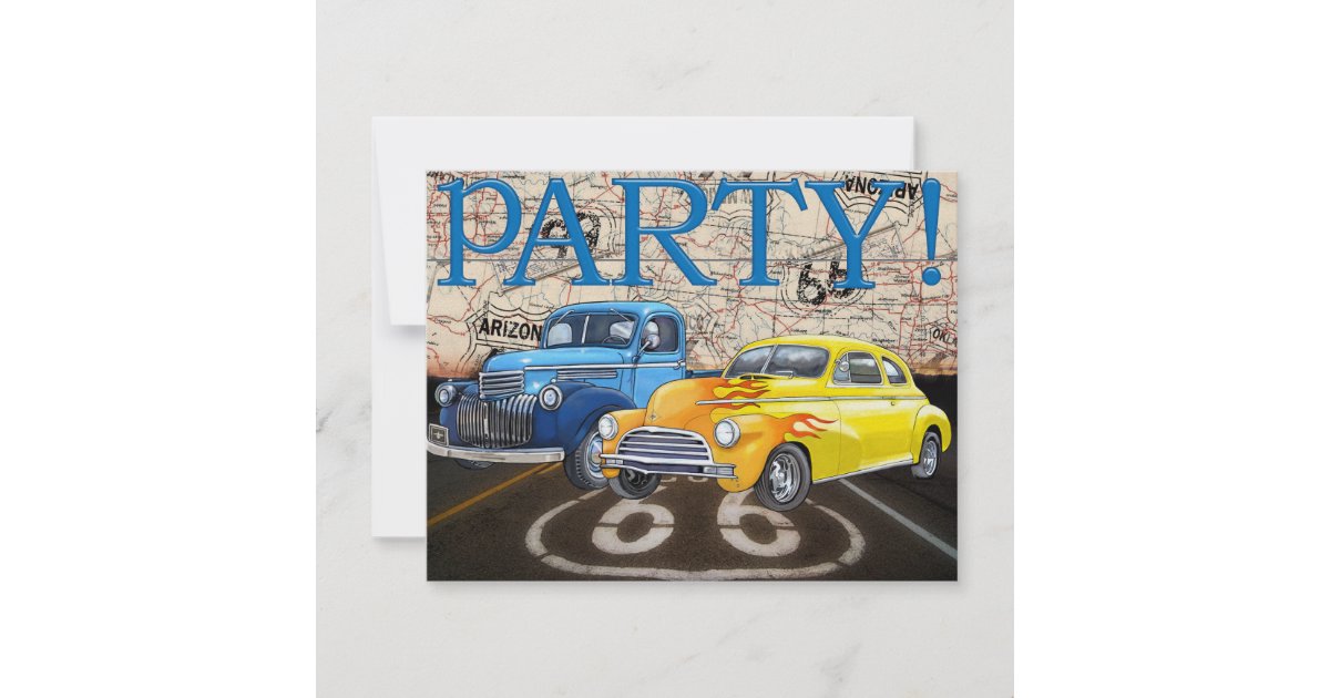 Route 66 - #3 - SRF Invitation | Zazzle