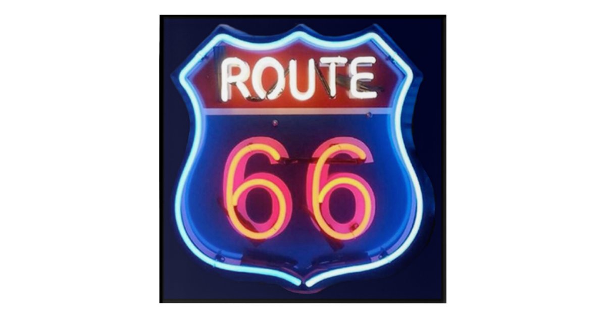 Route 66 Acrylic Print | Zazzle