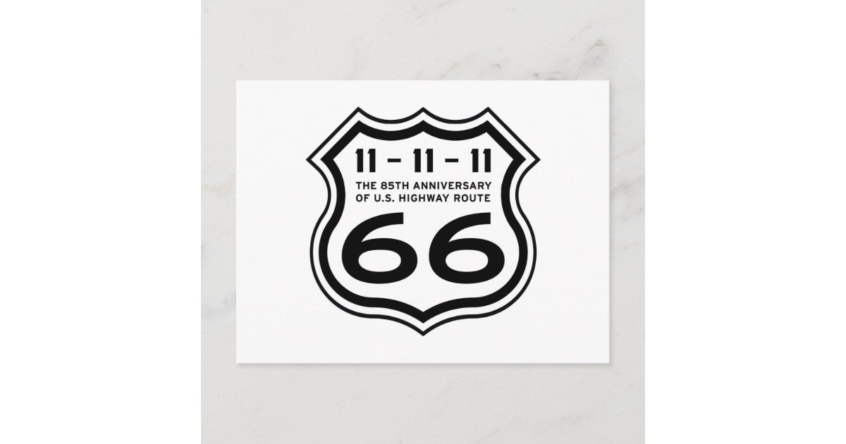 Route 66 Anniversary Postcard | Zazzle