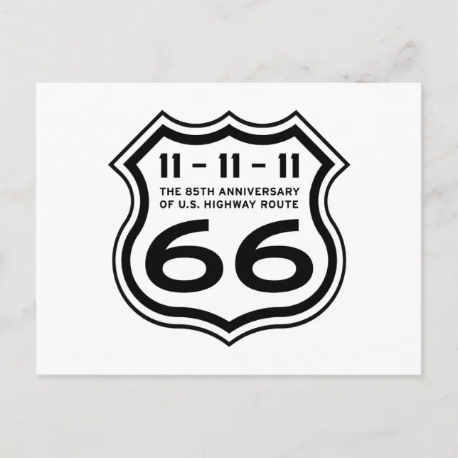 Route 66 Anniversary Postcard | Zazzle
