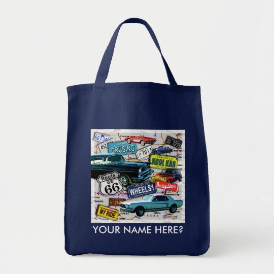 Route 66 Classic Cars Totes & Bags | Zazzle.com