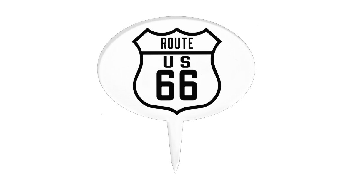 Route 66 - General Cake Topper | Zazzle