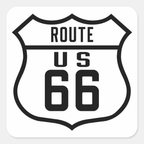 Route 66 Stickers - 100% Satisfaction Guaranteed | Zazzle